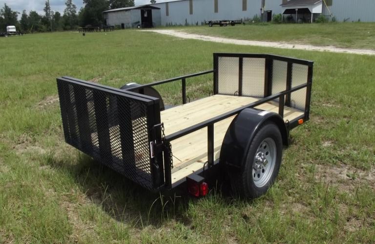 5 x 8 Single Axle Motorcycle Trailer - Custom Trailer | Triple A ...