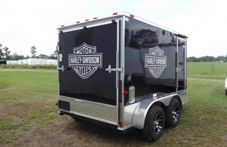 6 x 10 Tandem Custom Harley Davidson Trailer - Custom Trailers | Triple ...