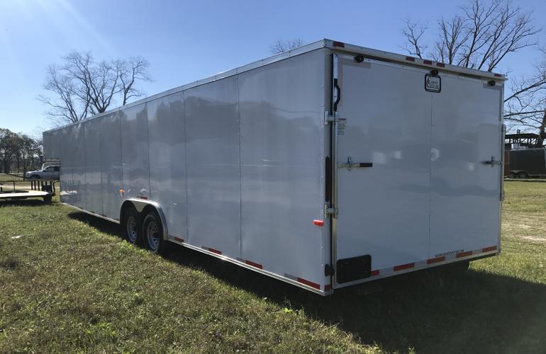 8.5x40 Gooseneck - Electrical - AC - Interior Package - Cabinets WHT04 ...