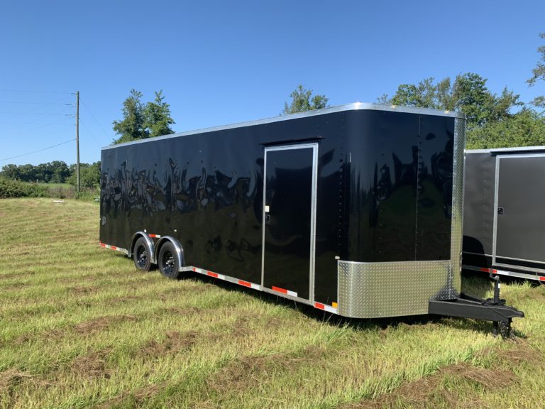 8.5 x 24 Tandem Axle - 7000# Torsion Axles - Corvette Style Fenders ...