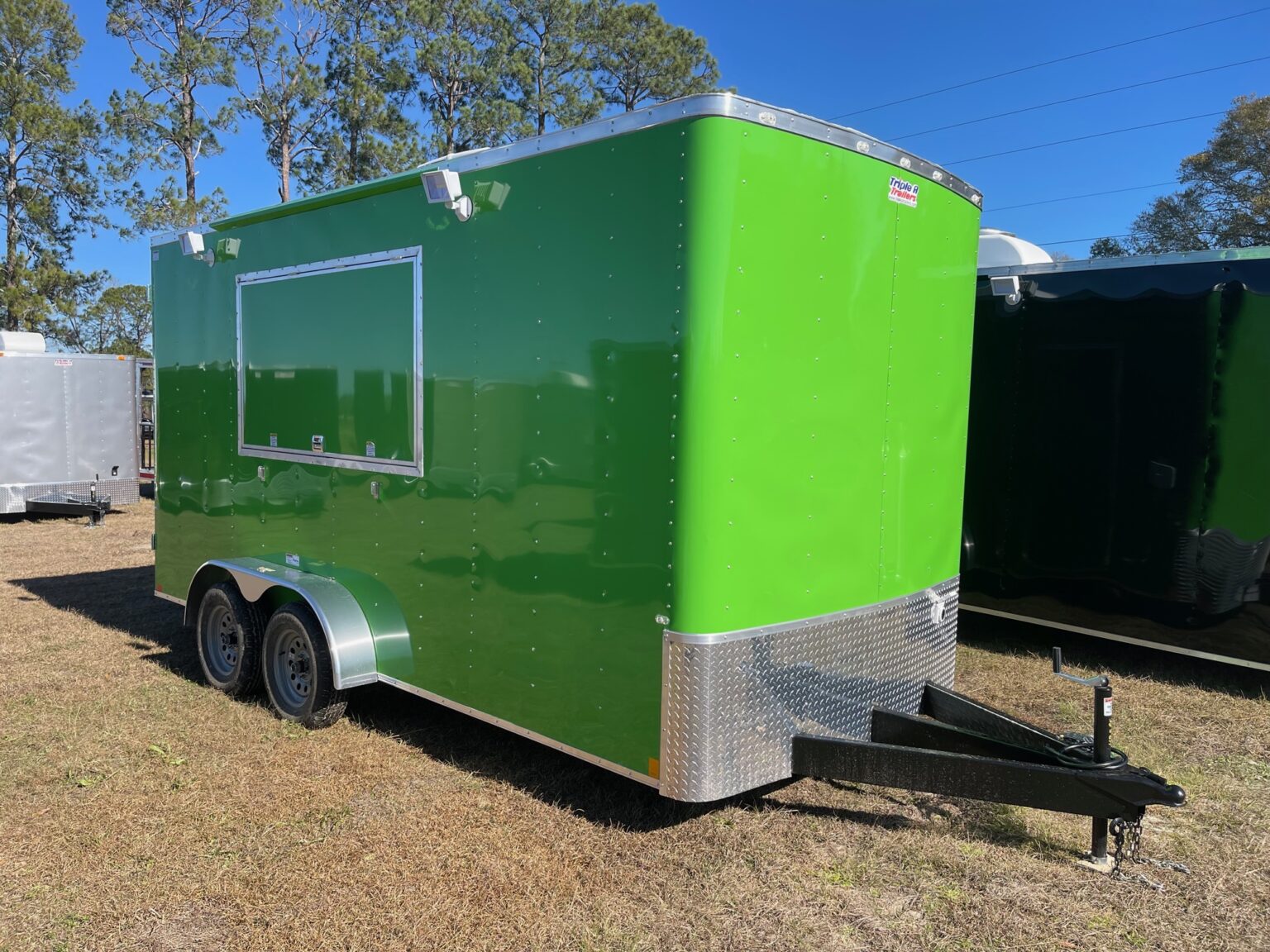 7×16 Tandem Axle – Finished interior – Electrical – Sink Package – A/C ...