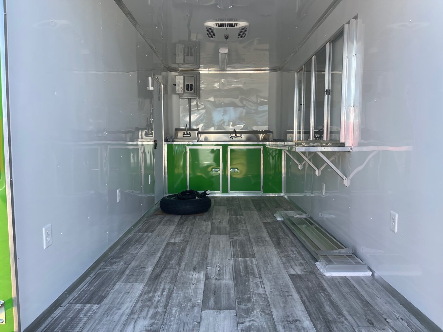 7×16 Tandem Axle – Finished interior – Electrical – Sink Package – A/C ...