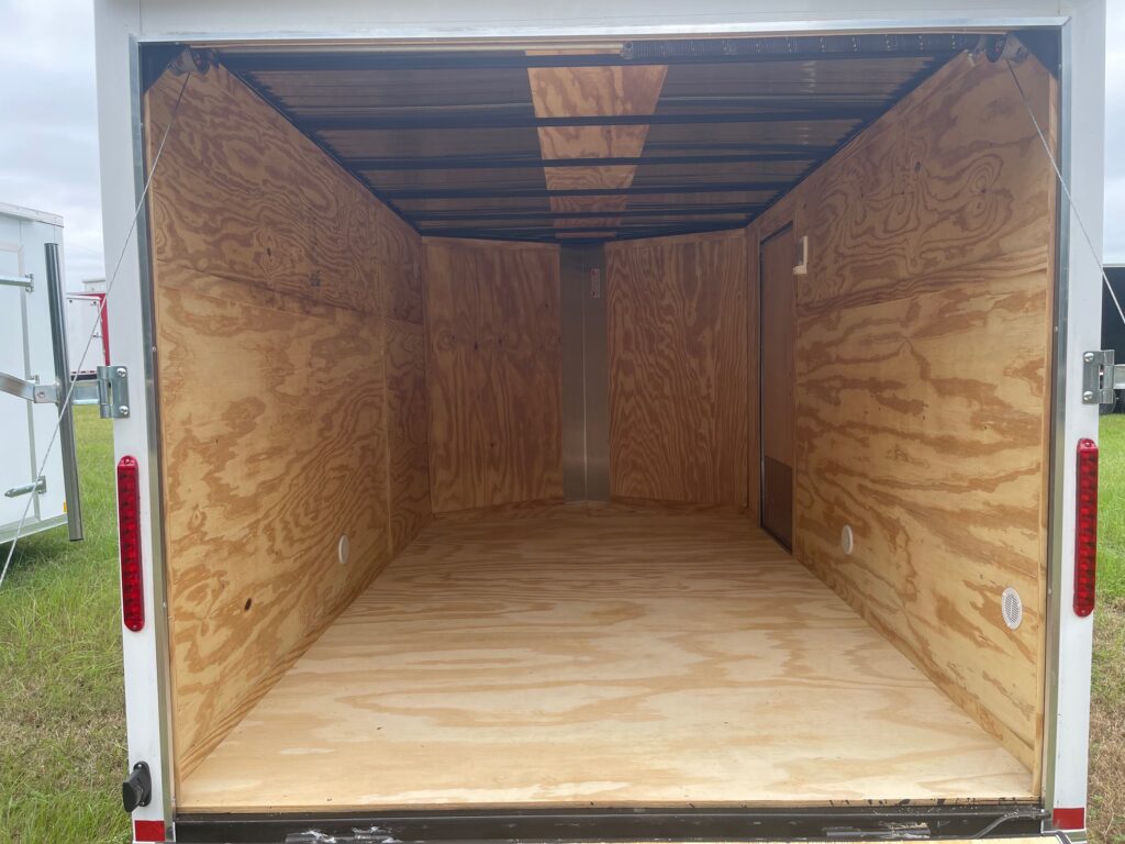 7×12 Single Axle Cargo Trailer – 16” On Center Floors and Walls – Ramp ...