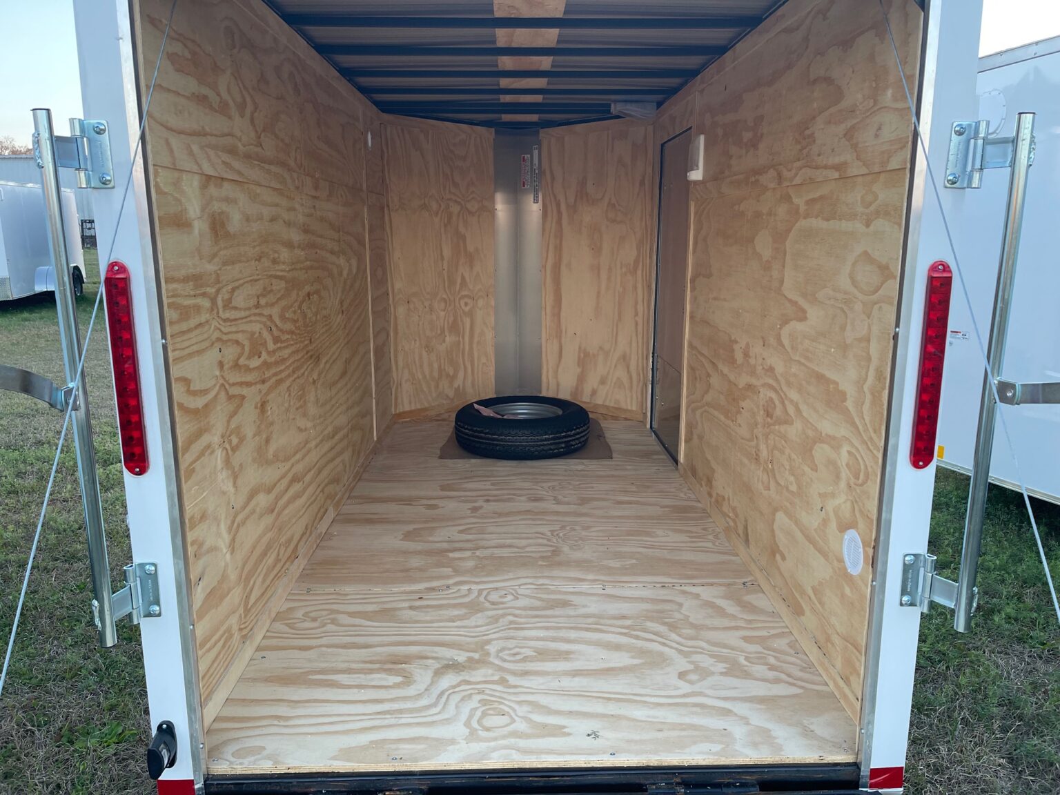 5×10 Single Axle Cargo Trailer by Cargo Craft Inc. – V Nose – Ramp Door ...