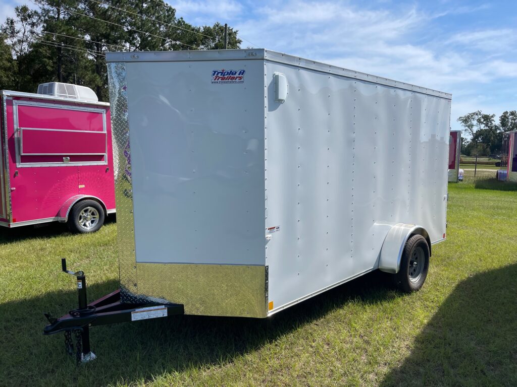 6×12 Single Axle Cargo Trailer – 16” On Center Floors, walls, and roof ...